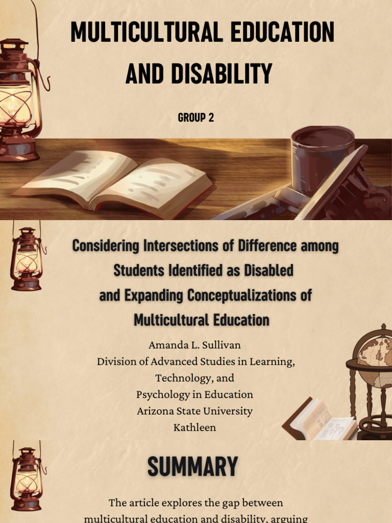 Bridging Disability and Multicultural Education | PDF