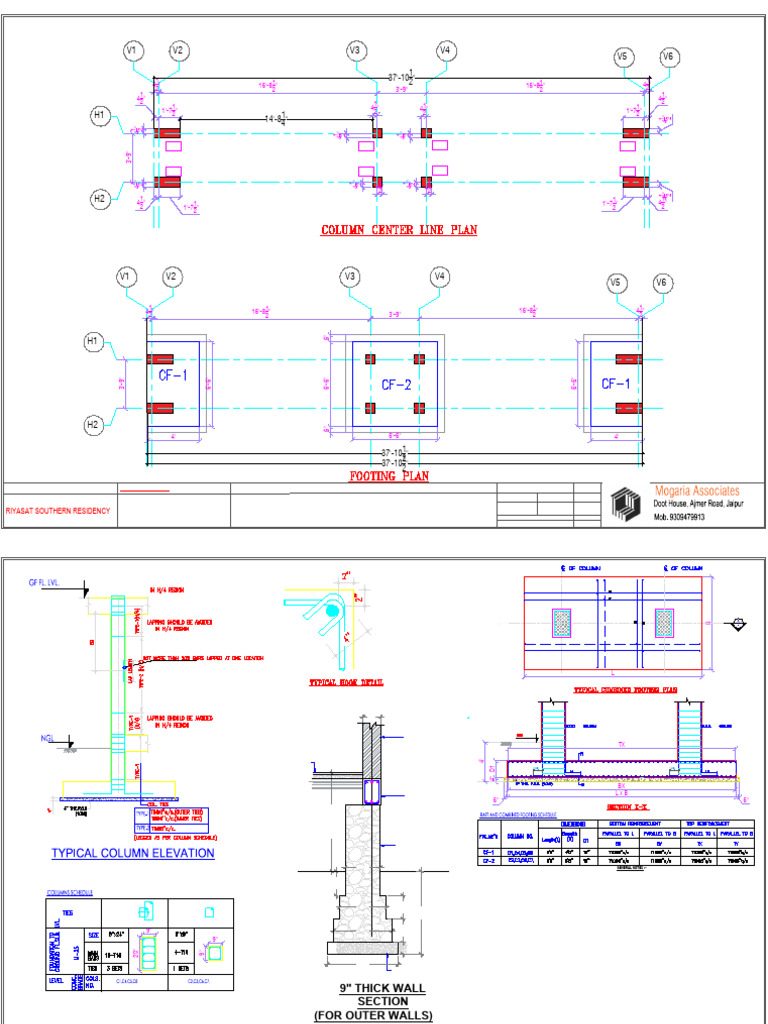 REVISED Main Entry Gate Structure _Southren Residency | PDF | Visual ...
