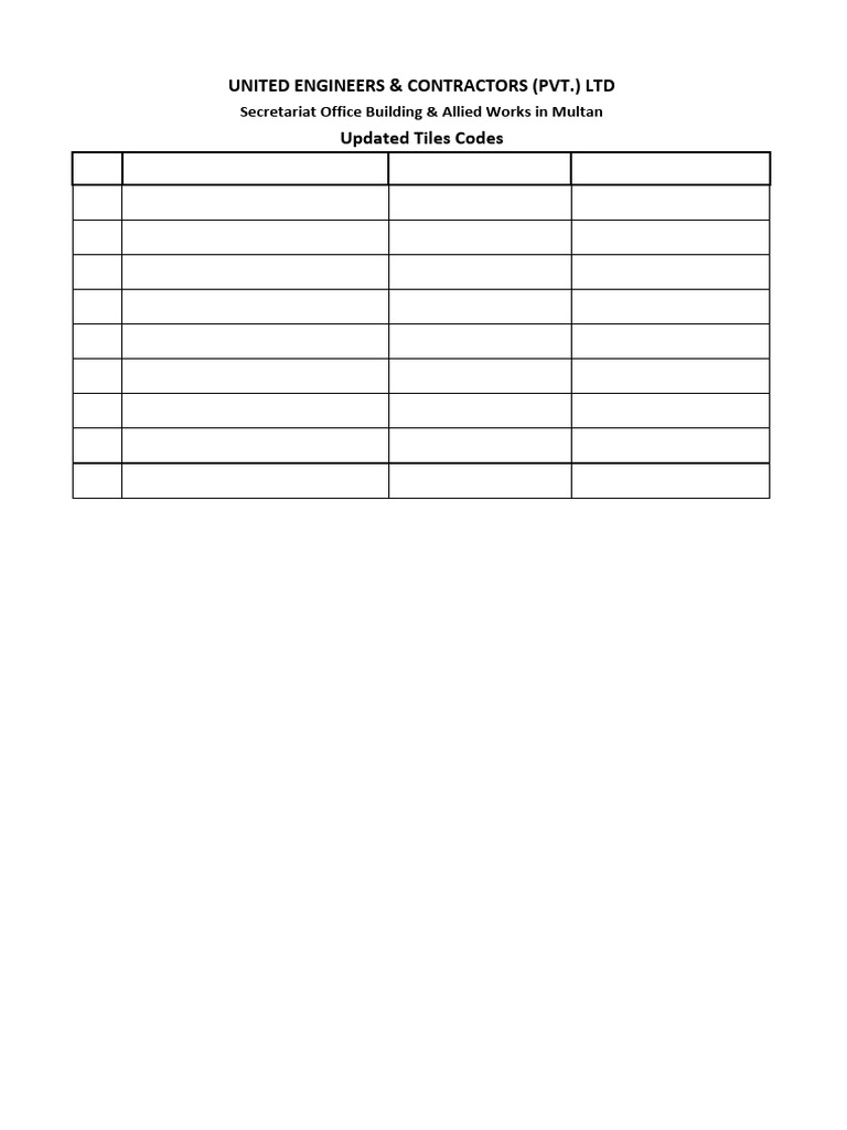 Updated Tiles Code | PDF