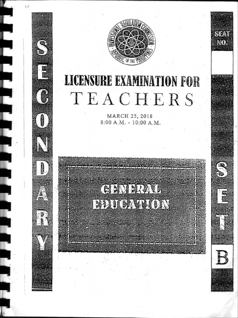 General Education Exam Instructions | PDF
