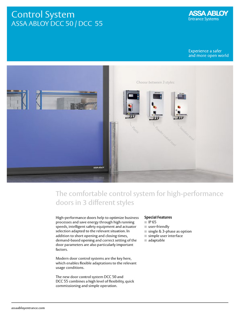 Assa Abloy DCC50 and DCC55 - en | PDF | Electronics | Electrical ...