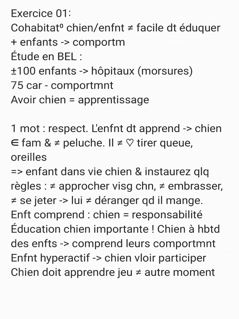 Exos 1, 2, 3, 4 FR | PDF