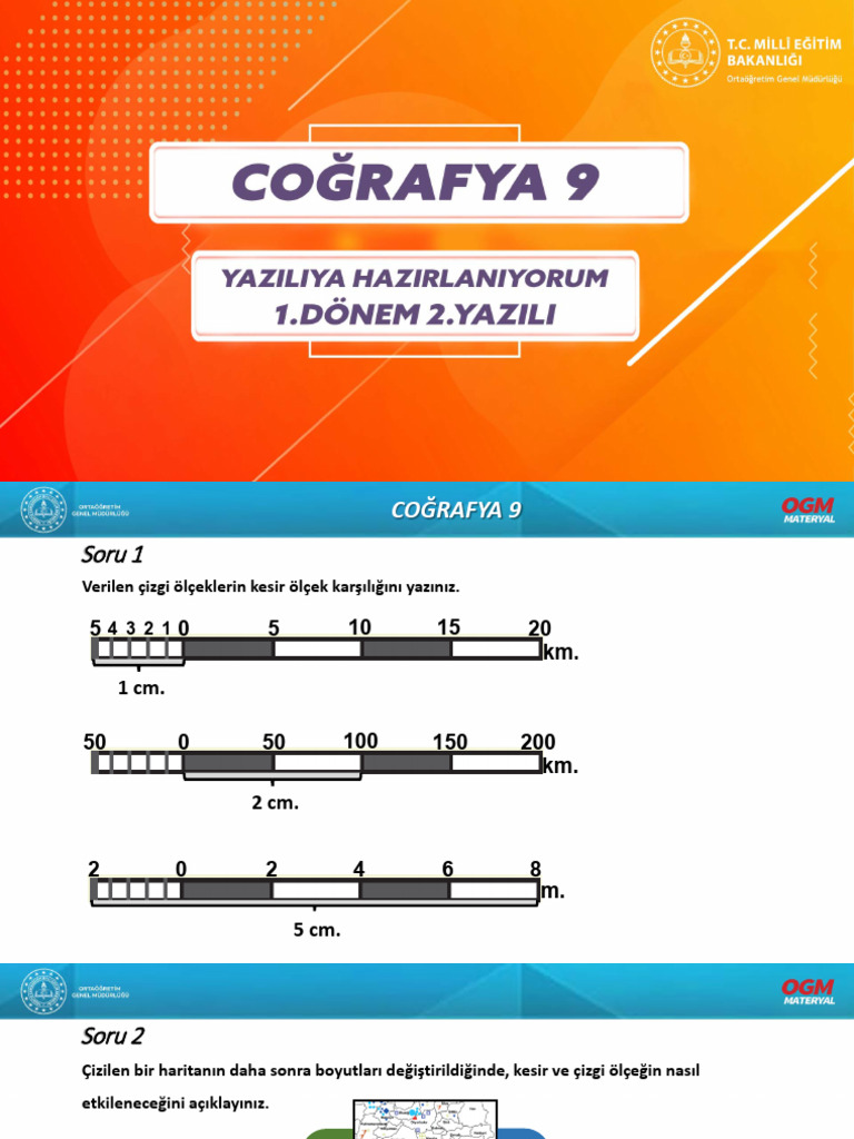 Meb 9.sinif 1.dönem 2. Yazili Hazirlik Sarulari | PDF