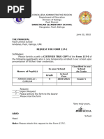 Sample LETTER OF REQUEST FOR SCHOOL FORM 137 | PDF