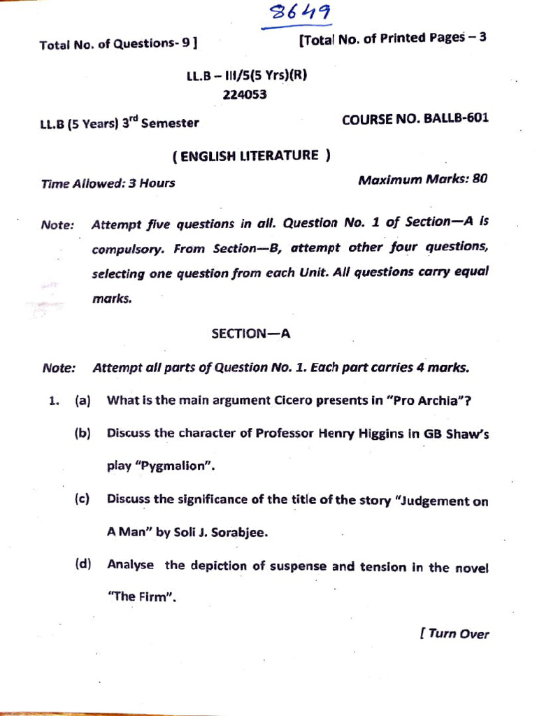 3rd Sem Paper | PDF | Criminology | Sociology