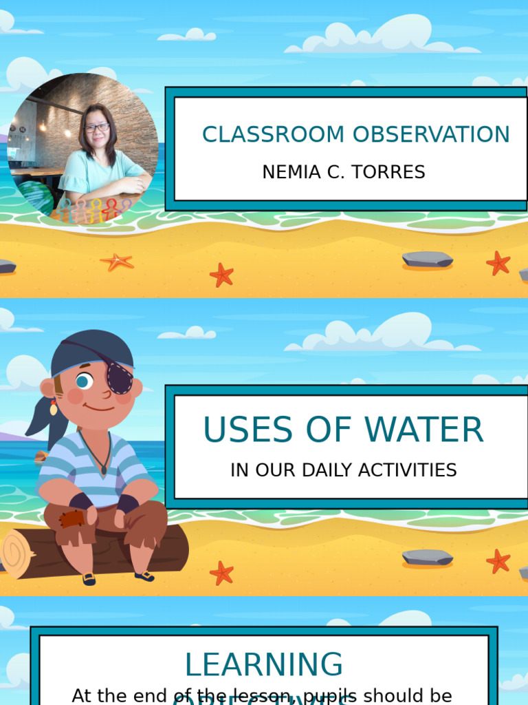 Colourful Cartoon Pirates Science Bodies of Water Education ...