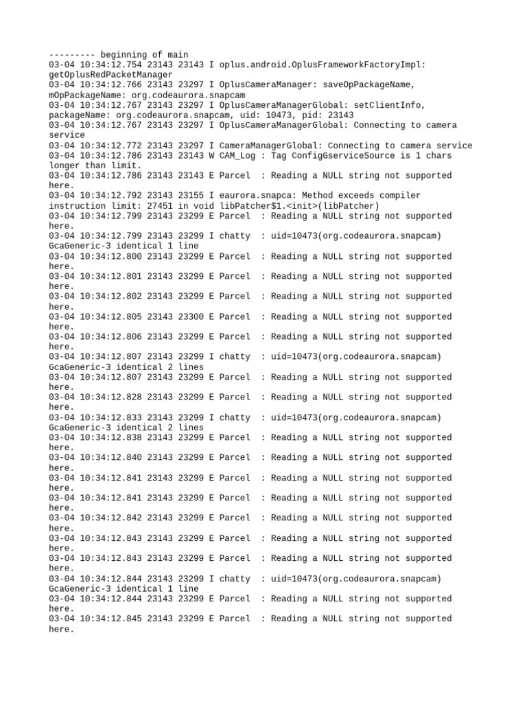 Log Cat 1741055652482 | PDF | Computer Science | Computer Architecture