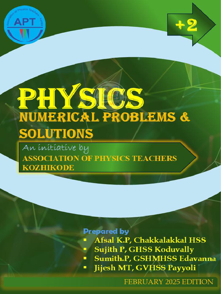 Hsslive Xii Physics Numericals Q and A | PDF | Electromagnetic ...