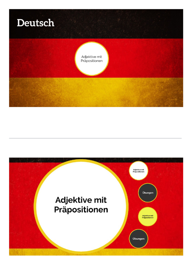 Adjektive Mit Präpositionen | PDF