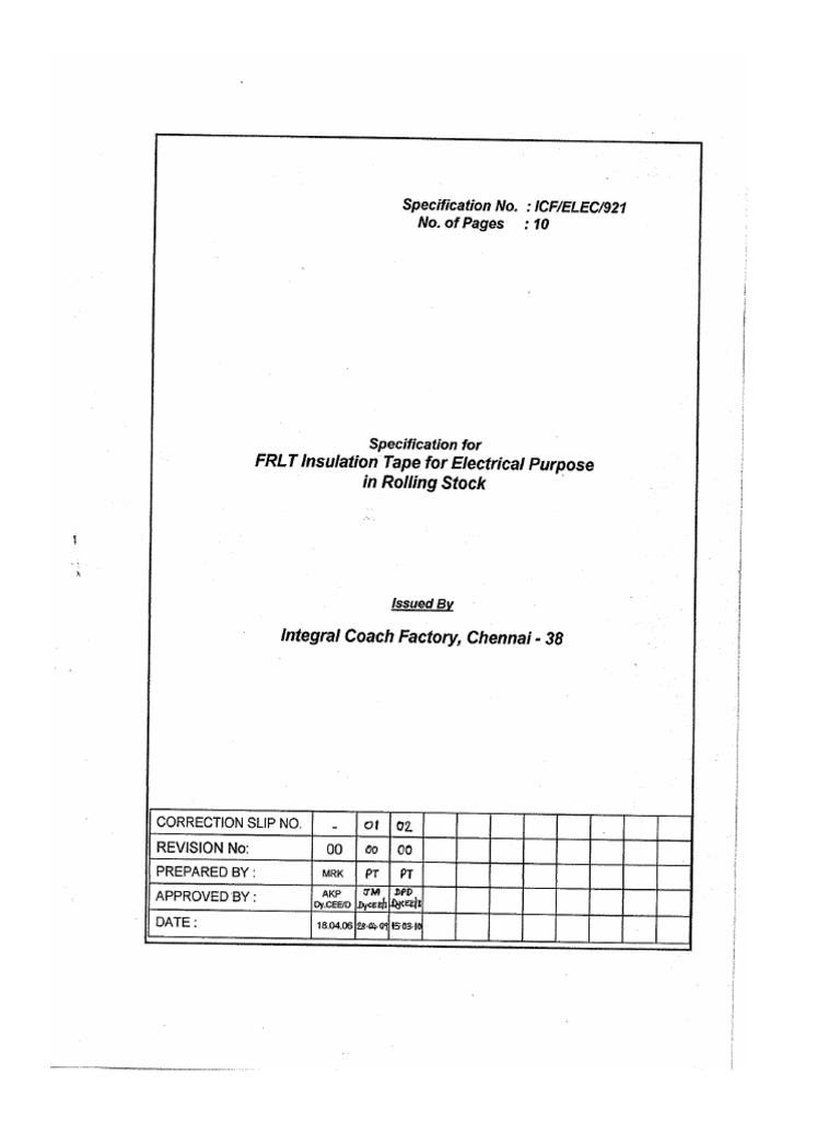 Icf Elec 921 Rev 00 Cs-2 | PDF