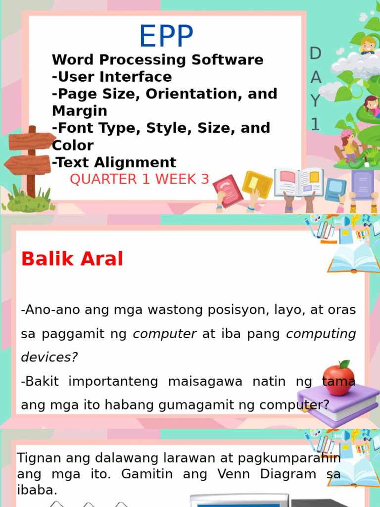 Q1 W3 EPP MATATAG Monday | PDF