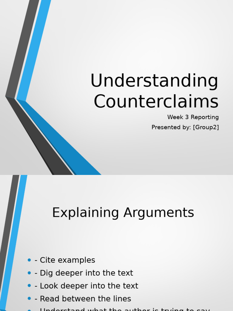 Counterclaim Presentation | PDF