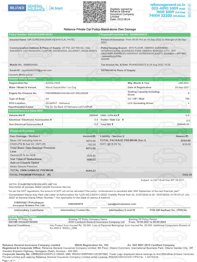 Policy Alto | PDF | Insurance | Banks