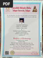 MBA - Sample Certificate | PDF