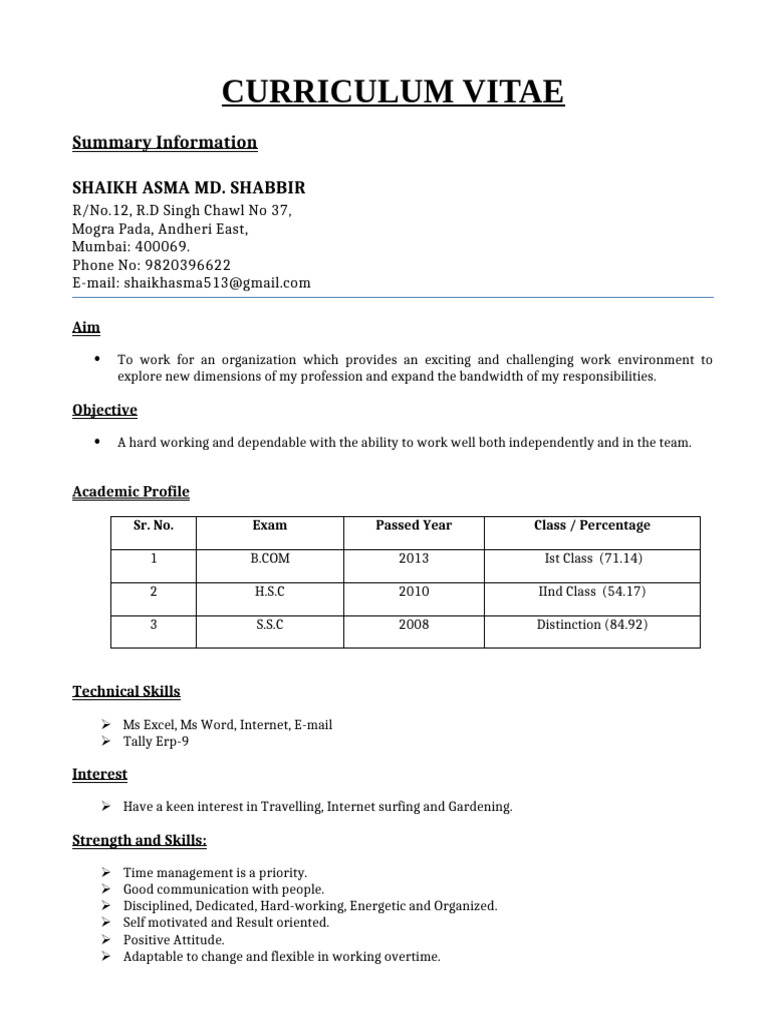 6b74113f-2292-4ef1-9258-063d2a57878f-asma cv-1 | PDF | Receipt