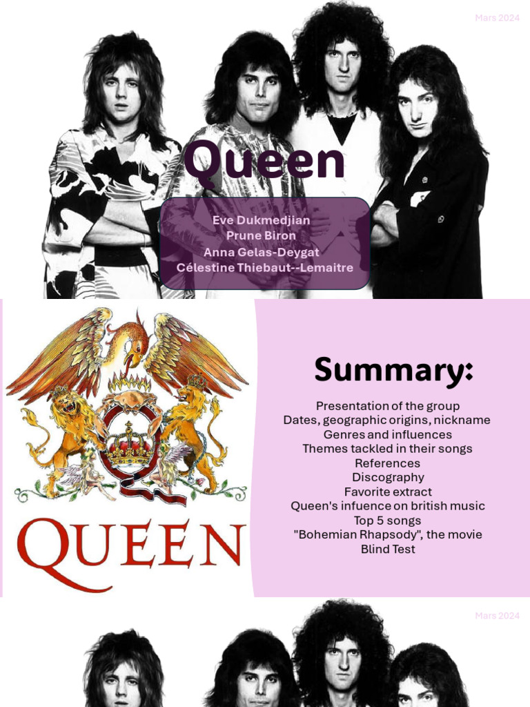 Présentation Queen | PDF