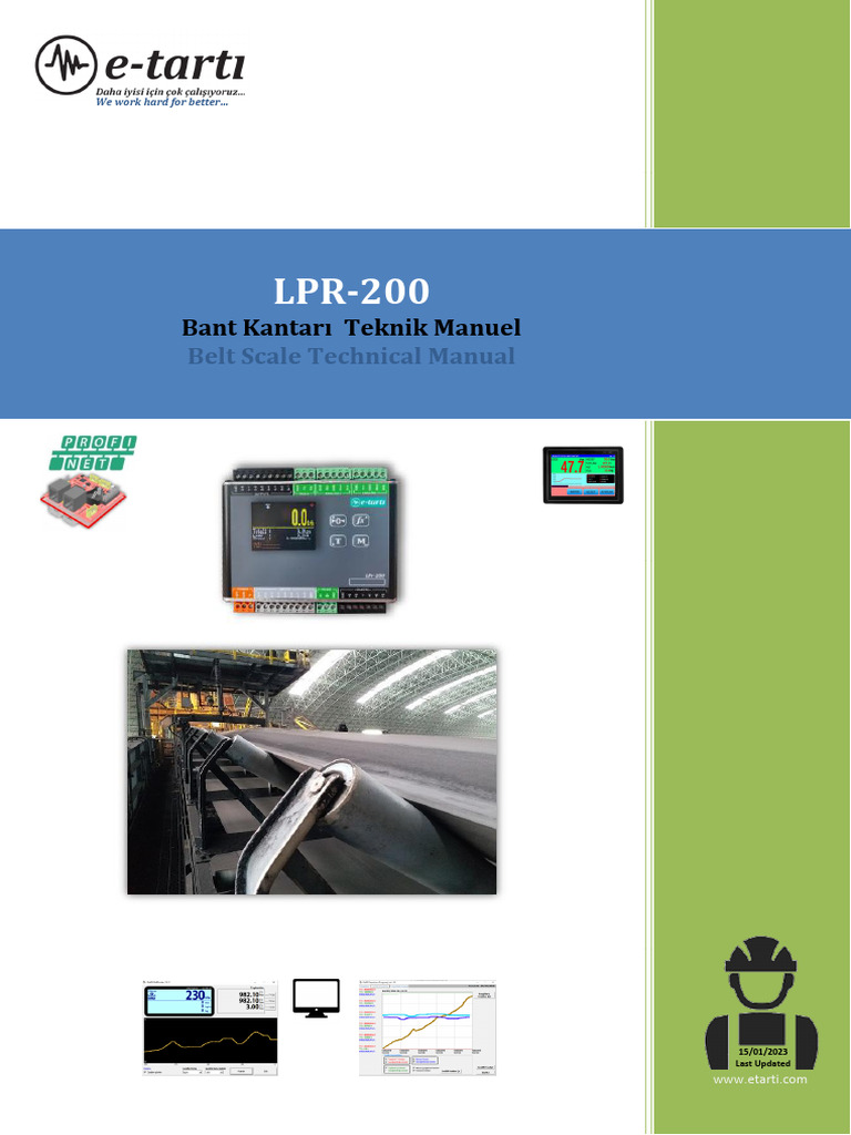 LPR200 BANT KANTARI Technical Manual TR EN | PDF