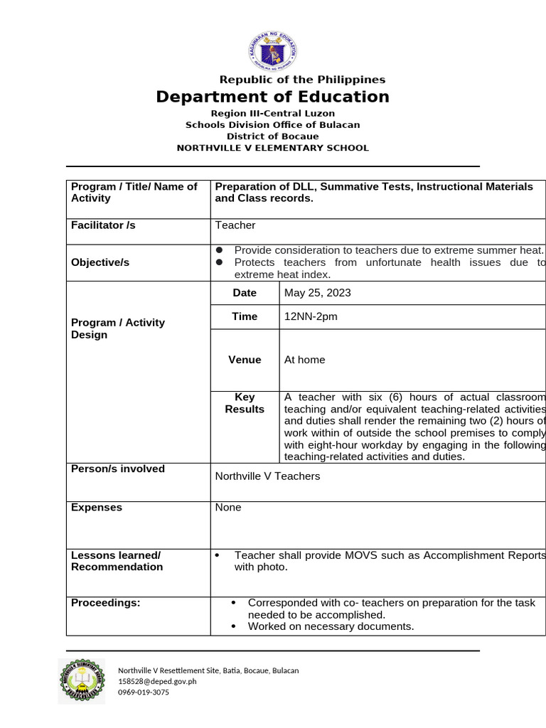ACR-instructional-materials | PDF | Teachers | Pedagogy