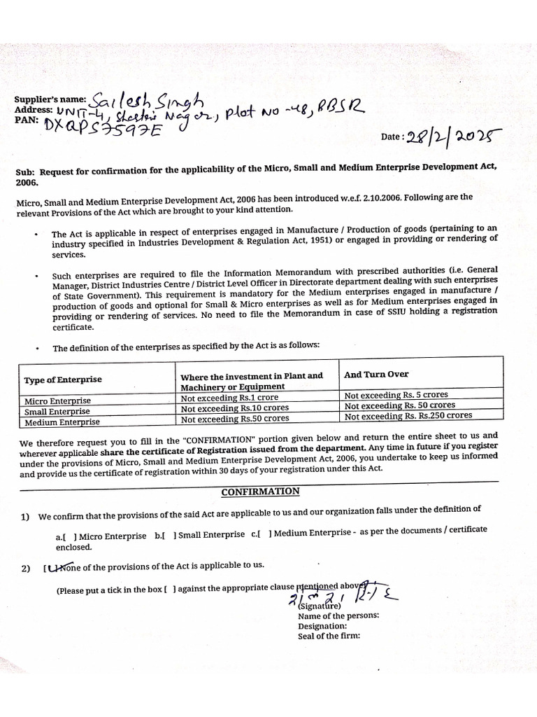 MSME. | PDF
