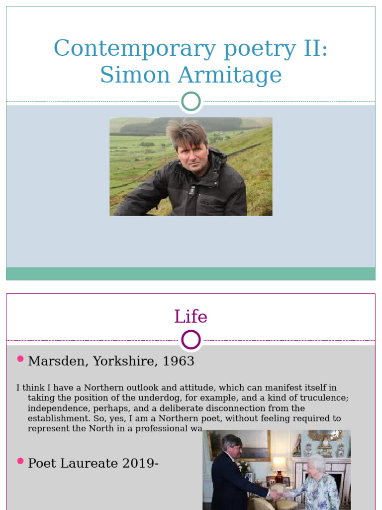 Simon Armitage | PDF
