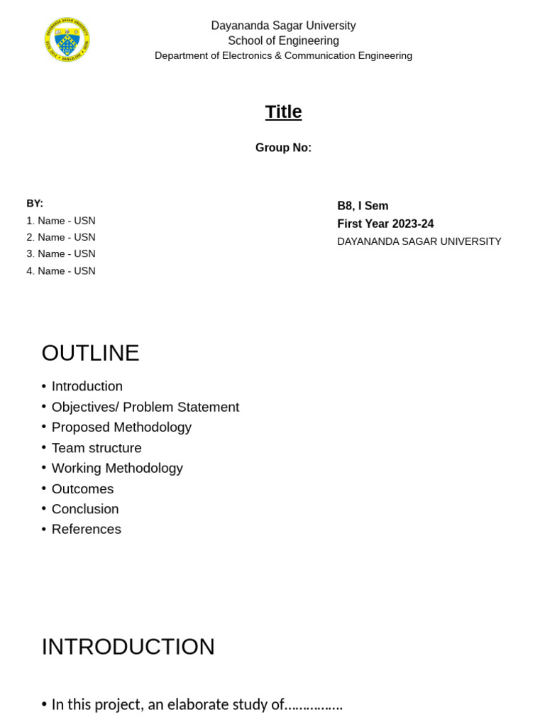 Template EC Project | PDF