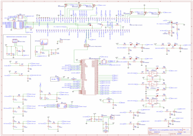Speeduino Diagram 4.3 | PDF