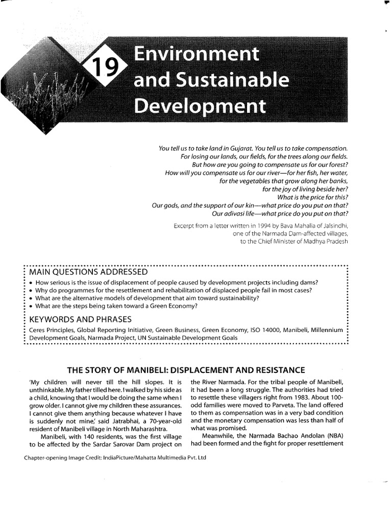 BRM CHAPTER 19 ENVIRONMENT AND SUSTAINABILITY | PDF