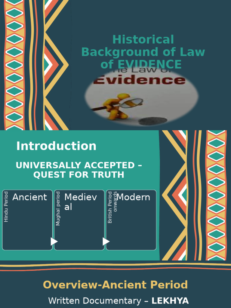 Evolution of Evidence Law in India | PDF | Reasonable Doubt | Public Law