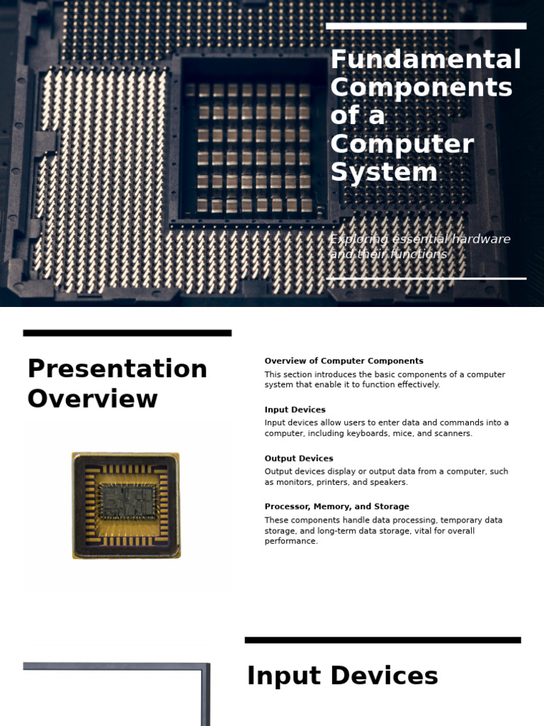 1 - CLO1 - Fundamental Components of A Computer System | PDF | Computer Data Storage | Solid ...