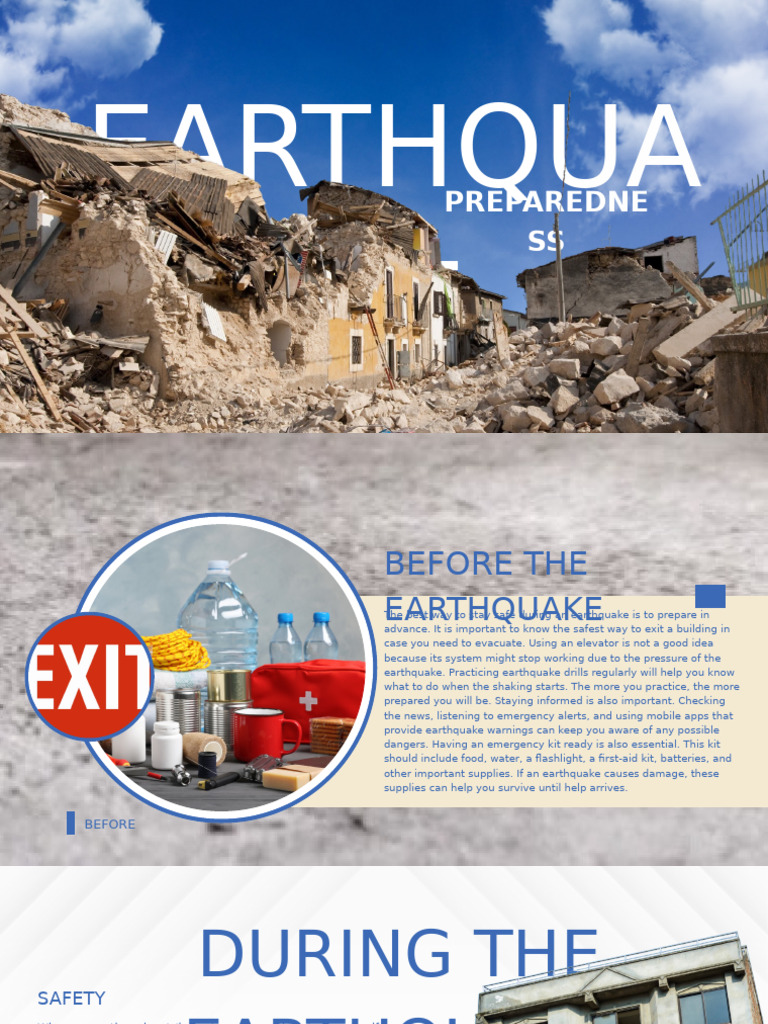 Earthquake Preparedness Something para Sa Sci | PDF | Earthquakes