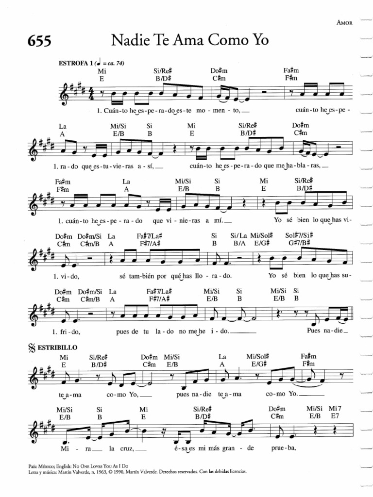655 - Nadie Te Ama Como Yo | PDF