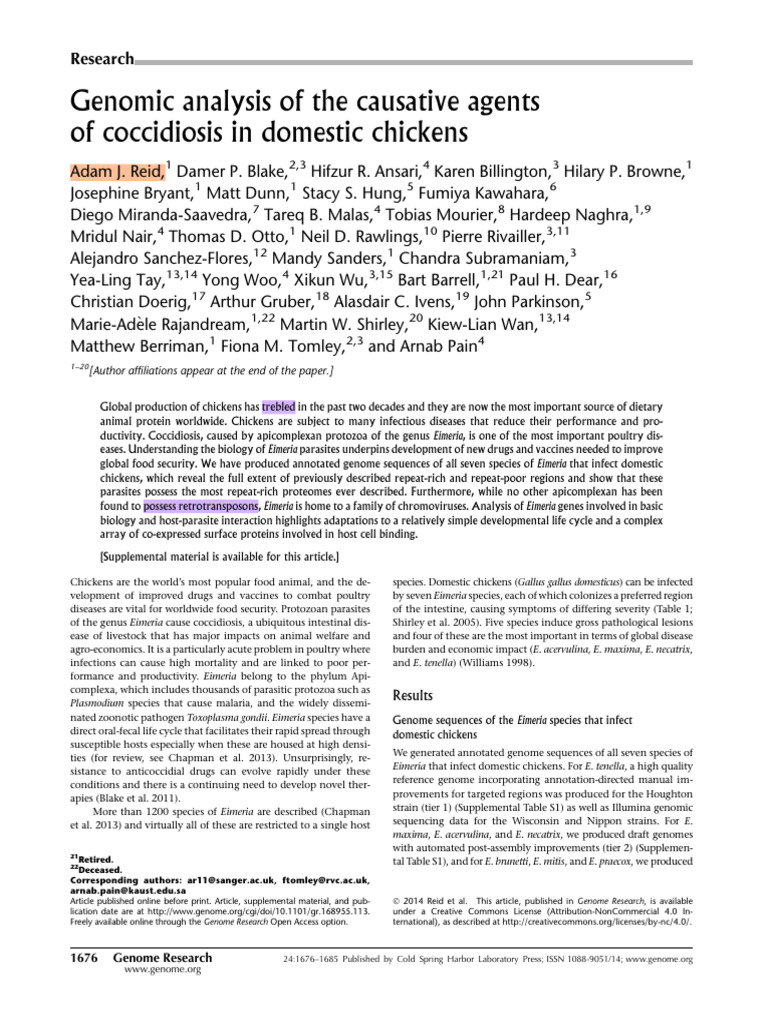 2 - Genomic Analysis of The Causative Agents | PDF | Gene | Genome