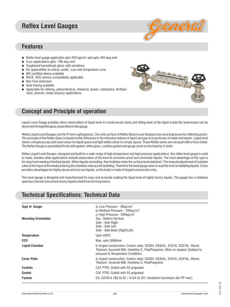 Level-Gauges | PDF | Valve | Glasses