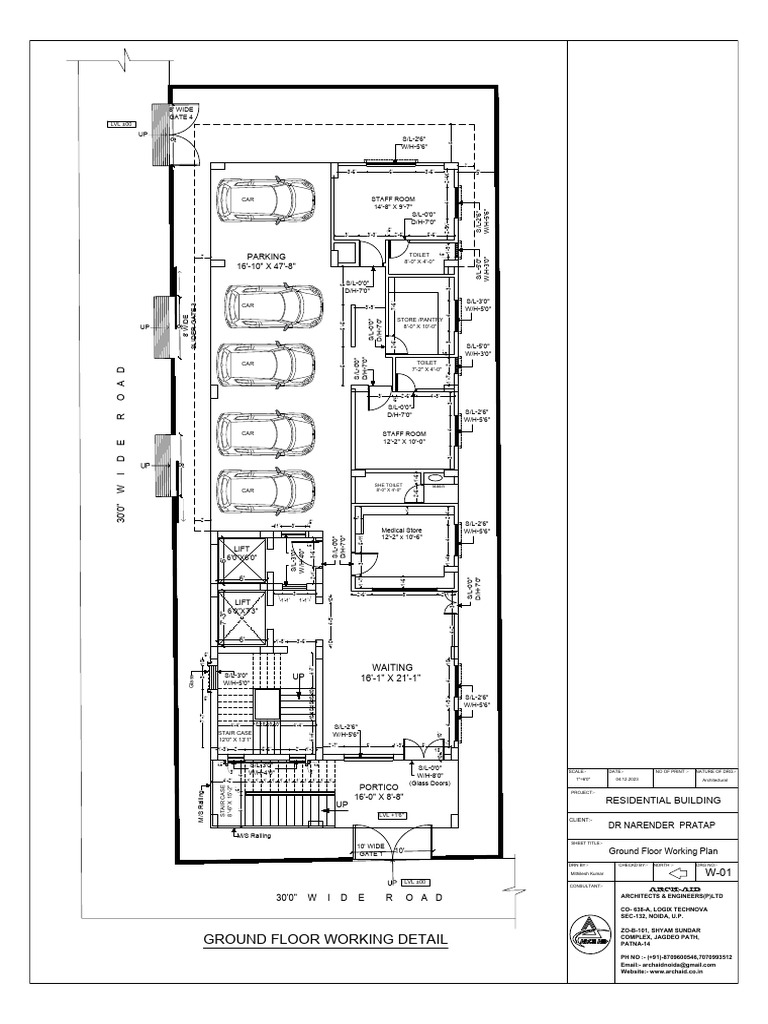 Ground Floor Working Plan | PDF