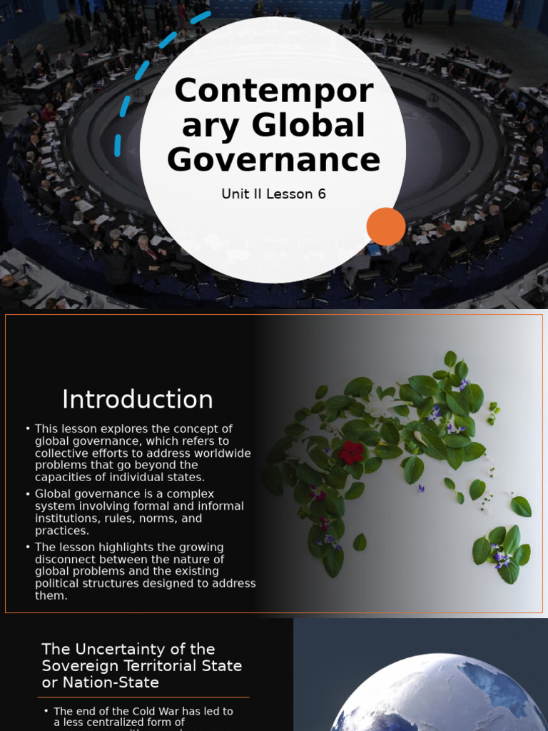 Global Governance: Challenges & Solutions | PDF | Governance | Global ...