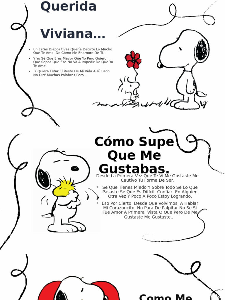 Snoopy PowerPoint Template | PDF | Amor