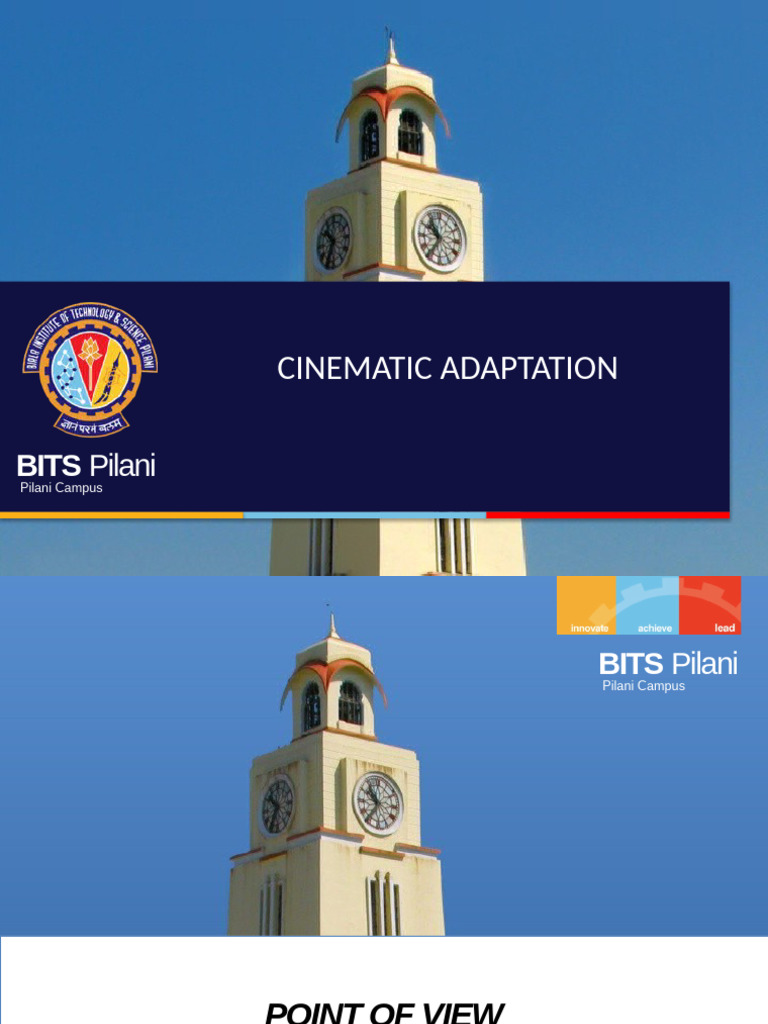 Cinematic PoV Insights for Students | PDF | Narration | Narrative