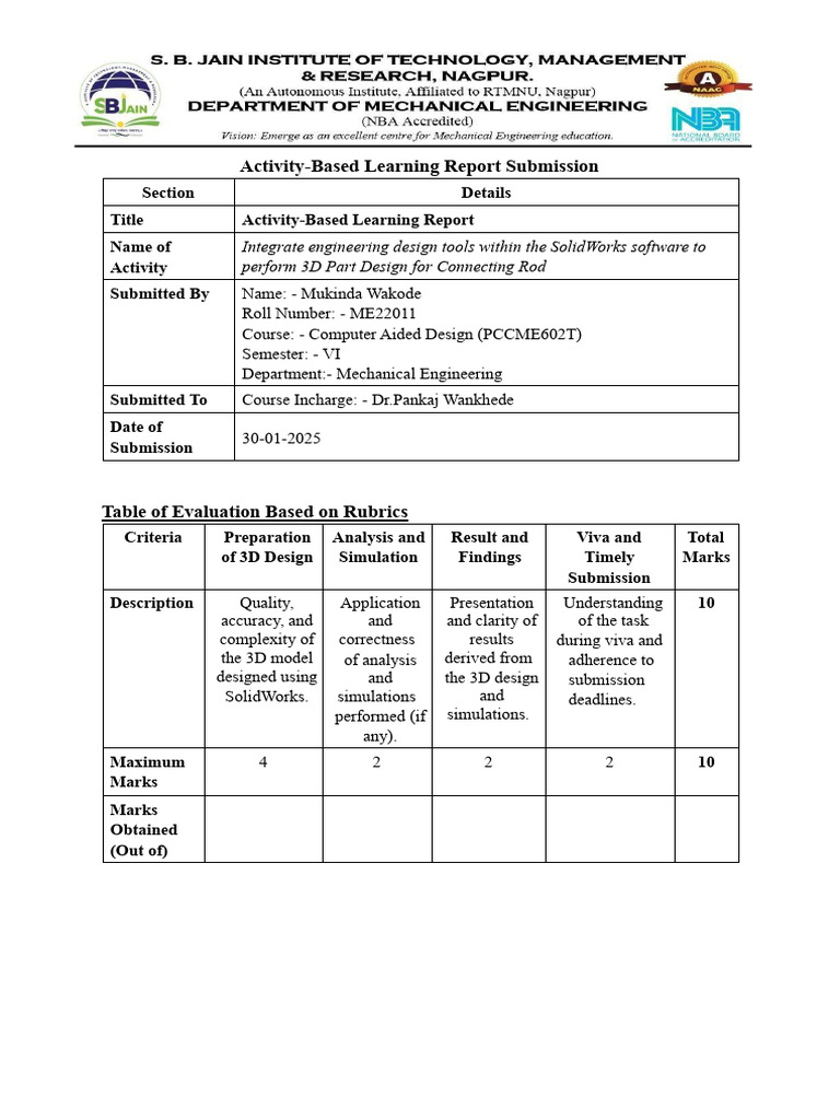 Tae 1 Cad Mukinda Me22011 (10) Muku | PDF | Finite Element Method ...