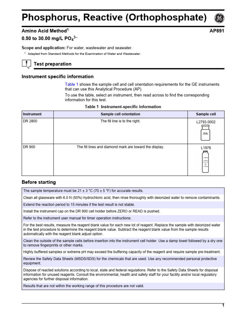 Phosphorus Reactive Amino Acid | PDF | Magnesium | Ph