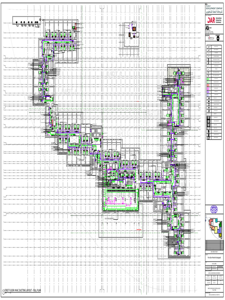 First Floor HVAC Ducting Layout | PDF | Building Automation