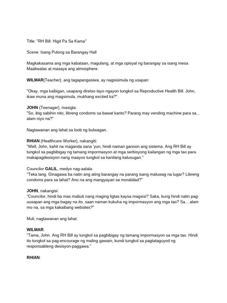 Final Script | PDF