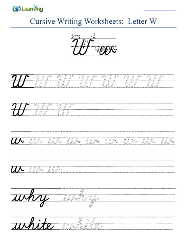 handwriting-letters-ww-printable | PDF