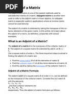 Cofactor Matrix - Formula, Definition, Examples | PDF | Mathematics ...