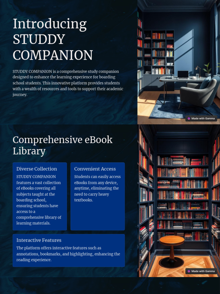 Introducing Studdy Companion | PDF | Libraries | Goal Setting