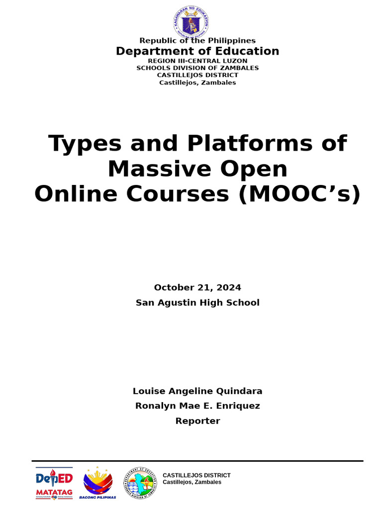 Mil - G2 Written Report | PDF | Massive Open Online Course | Employee ...