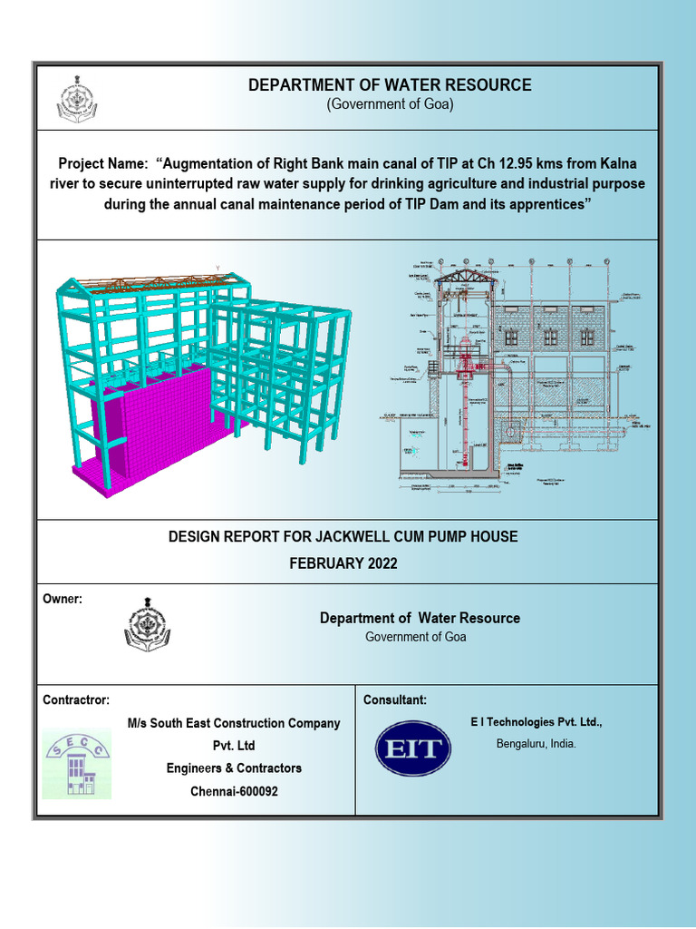 Goa - Jackwell Design Report-R1c2 | PDF | Crane (Machine) | Beam ...