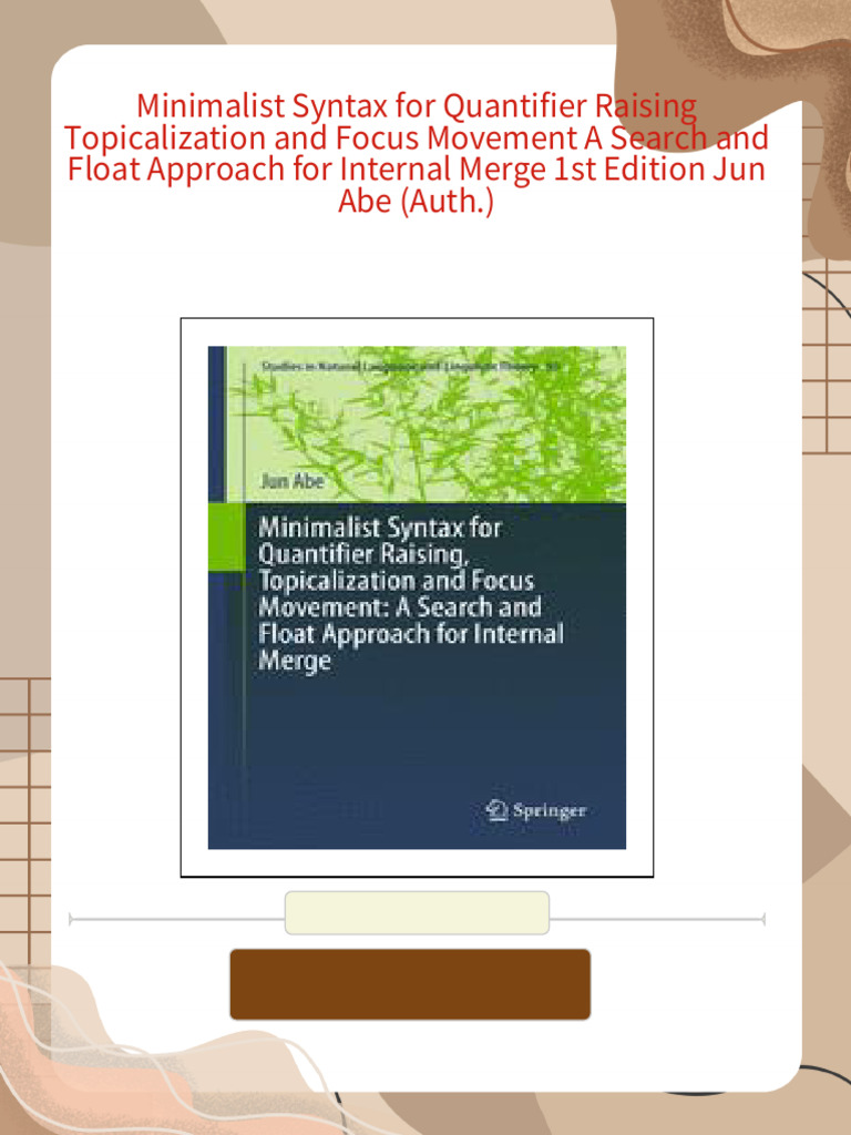 15255 | PDF | Language Mechanics | Syntax