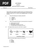 Biosphere To Ecosystem Grade 10 Life Sciences | PDF | Food Web | Soil