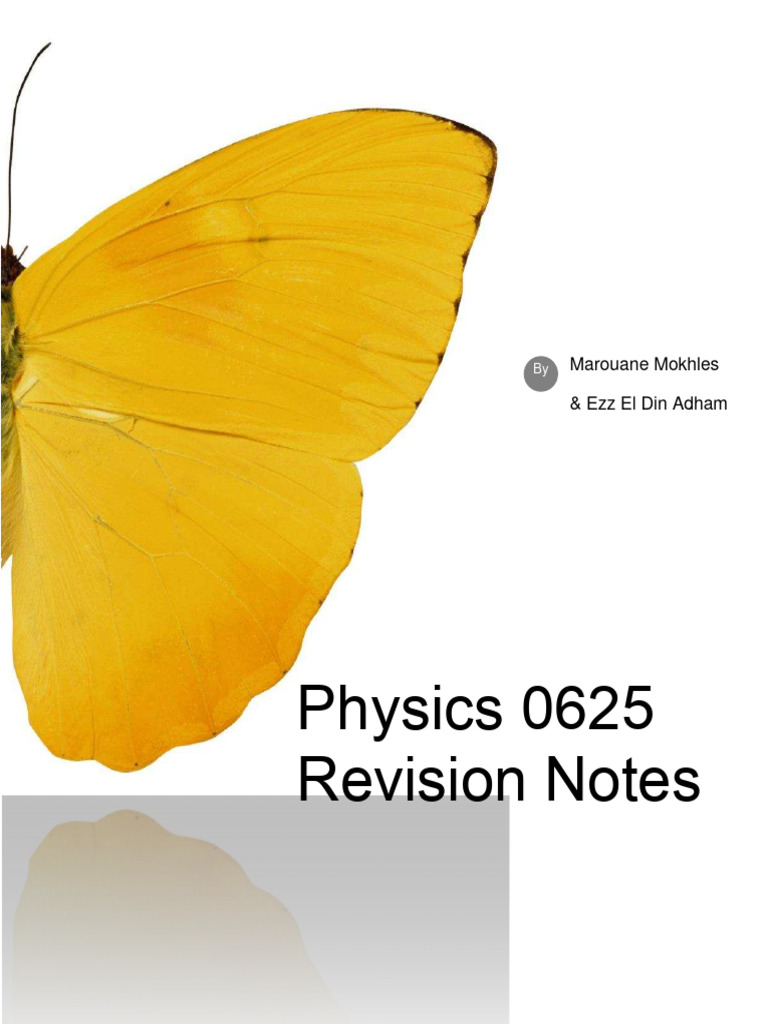 IGCSE Physics 0625 Revision Notes | PDF