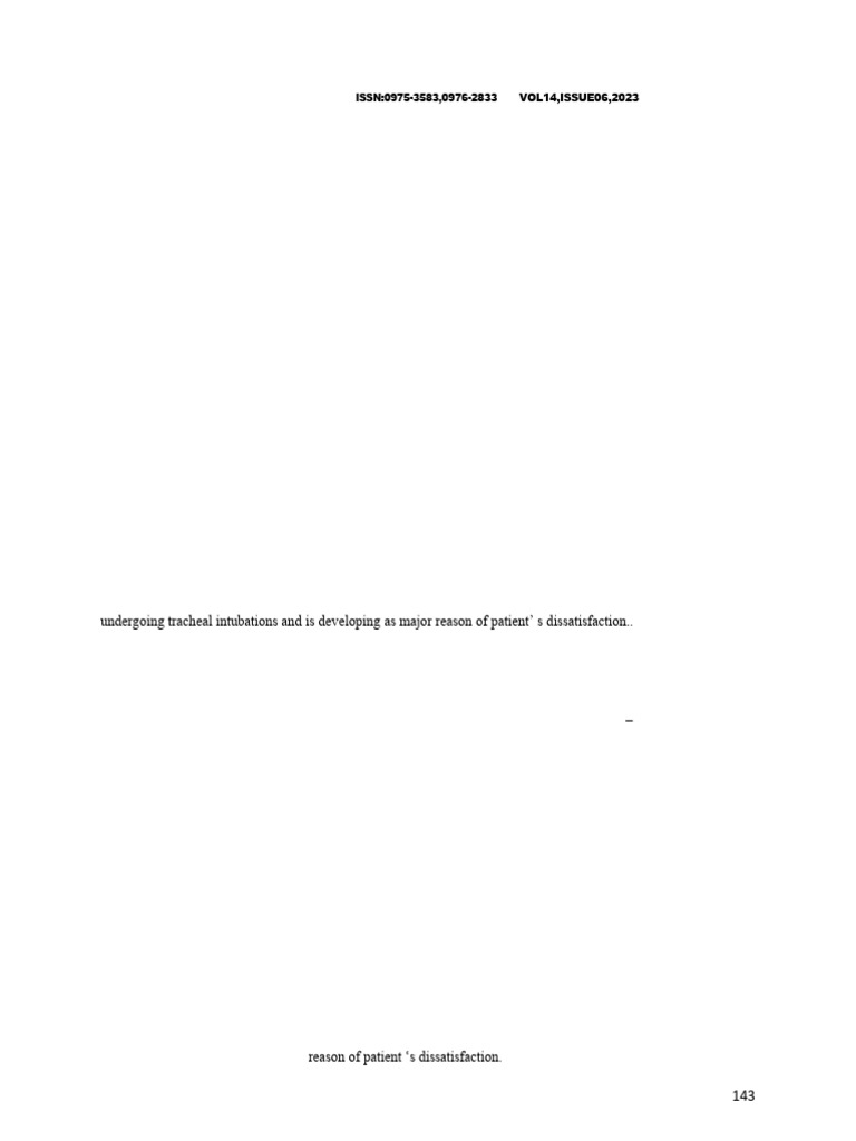 Magnesium Sulfate for Post-Surgery Throat | PDF | Analgesic | Anesthesia